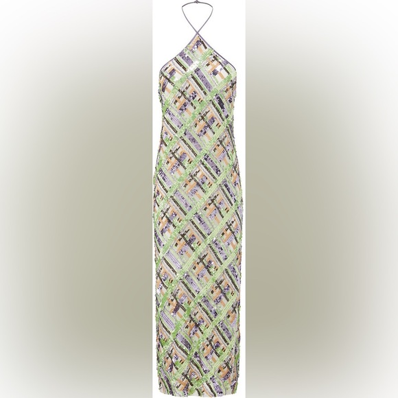 Veronica Beard | Dresses | Veronica Beard Cherie Sequin Halter Bodycon ...